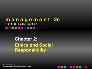 corporate social responsibility and ethics | PPT