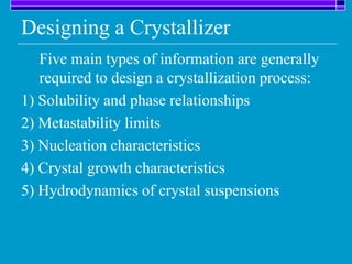 Crystallization | PPT