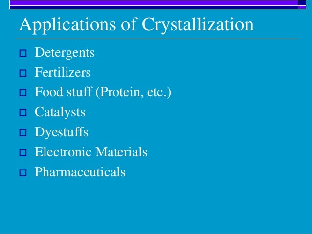 Crystallization