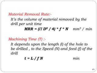 Lecture 8 drilling machine | PPT