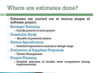 Basic Software Effort Estimation | PPTX