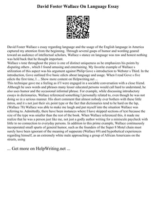 Lecture 8 Examples Of Feature Writin | PDF