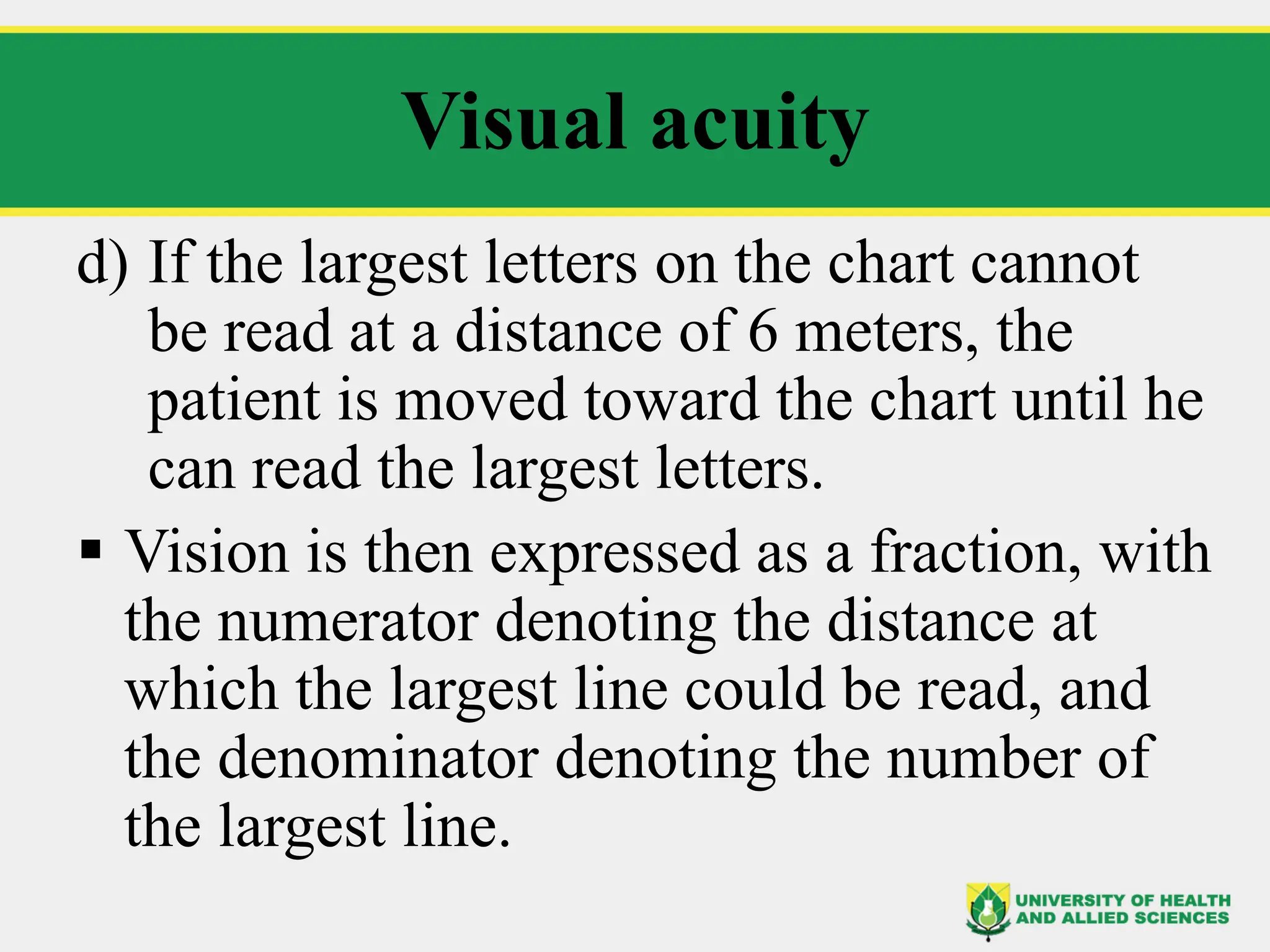 LECTURE 8 Eye Assessment.pdf Assessing the eye | PDF