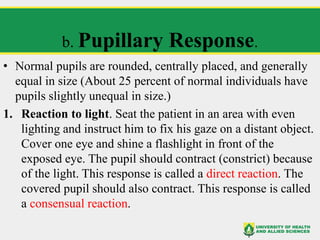 LECTURE 8 Eye Assessment.pdf Assessing the eye | PDF