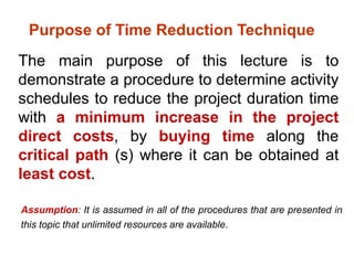 time cost trade off | PDF