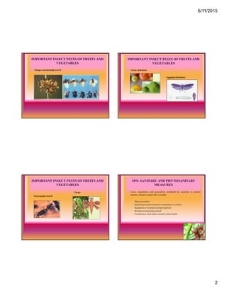 Postharvest Management of Insect/pet and their impact on quality | PDF