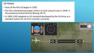 ILS system in Airport design and Airport planning | PPTX
