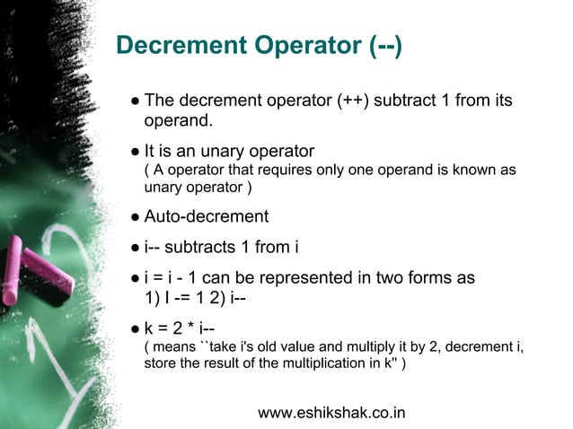 Lecture 8 increment_and_decrement_operators | PDF