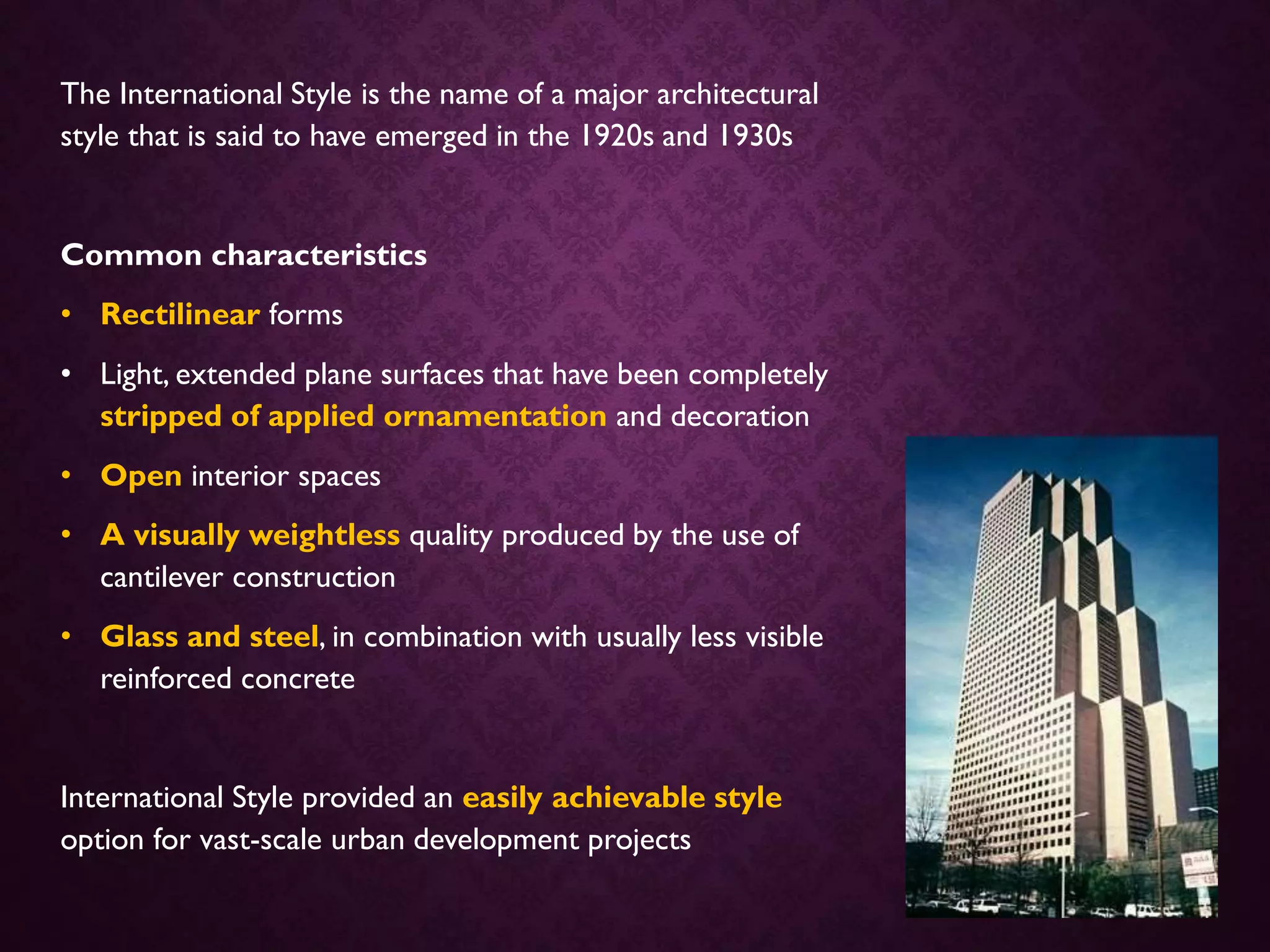 Lecture8 international style | PDF
