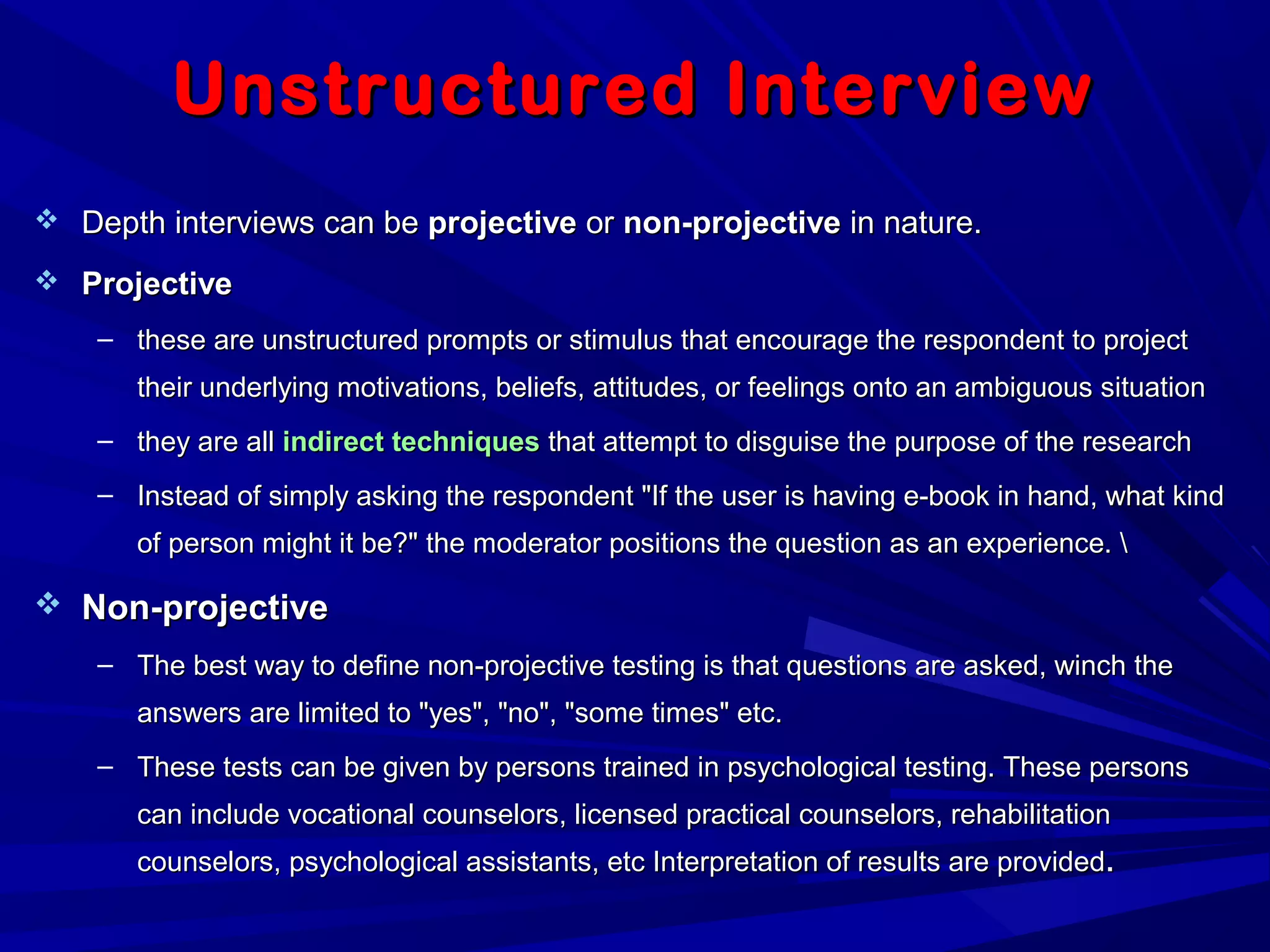 interview method | PPT