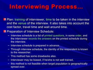 interview method | PPT