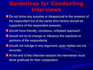 interview method | PPT