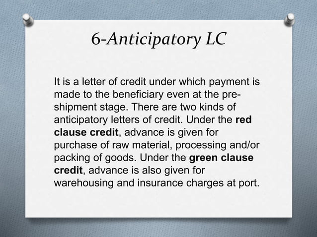 Lecture 8 letter of credit, procedure lc, kind of lc | PPTX | Credit ...