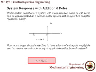 Lecture 8 Me 176 2 Time Response | PDF