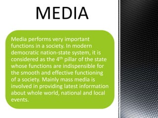 Lecture 8 Media and Society | PPTX