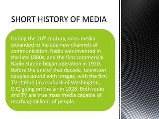 Lecture 8 Media and Society | PPTX