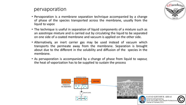 Episode 65 : Membrane separation processes | PPTX | Chemistry | Science