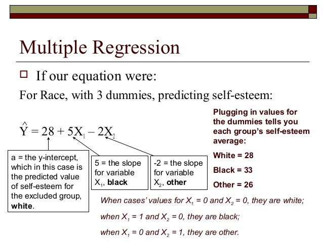multiple regression