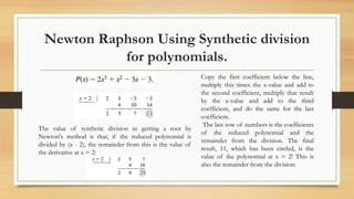 Newton Raphson | PPT
