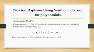 Newton Raphson | PPT