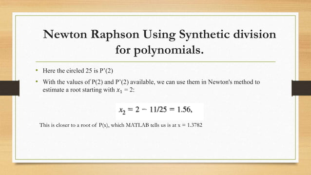 Newton Raphson | PPT