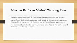 Newton Raphson | PPT