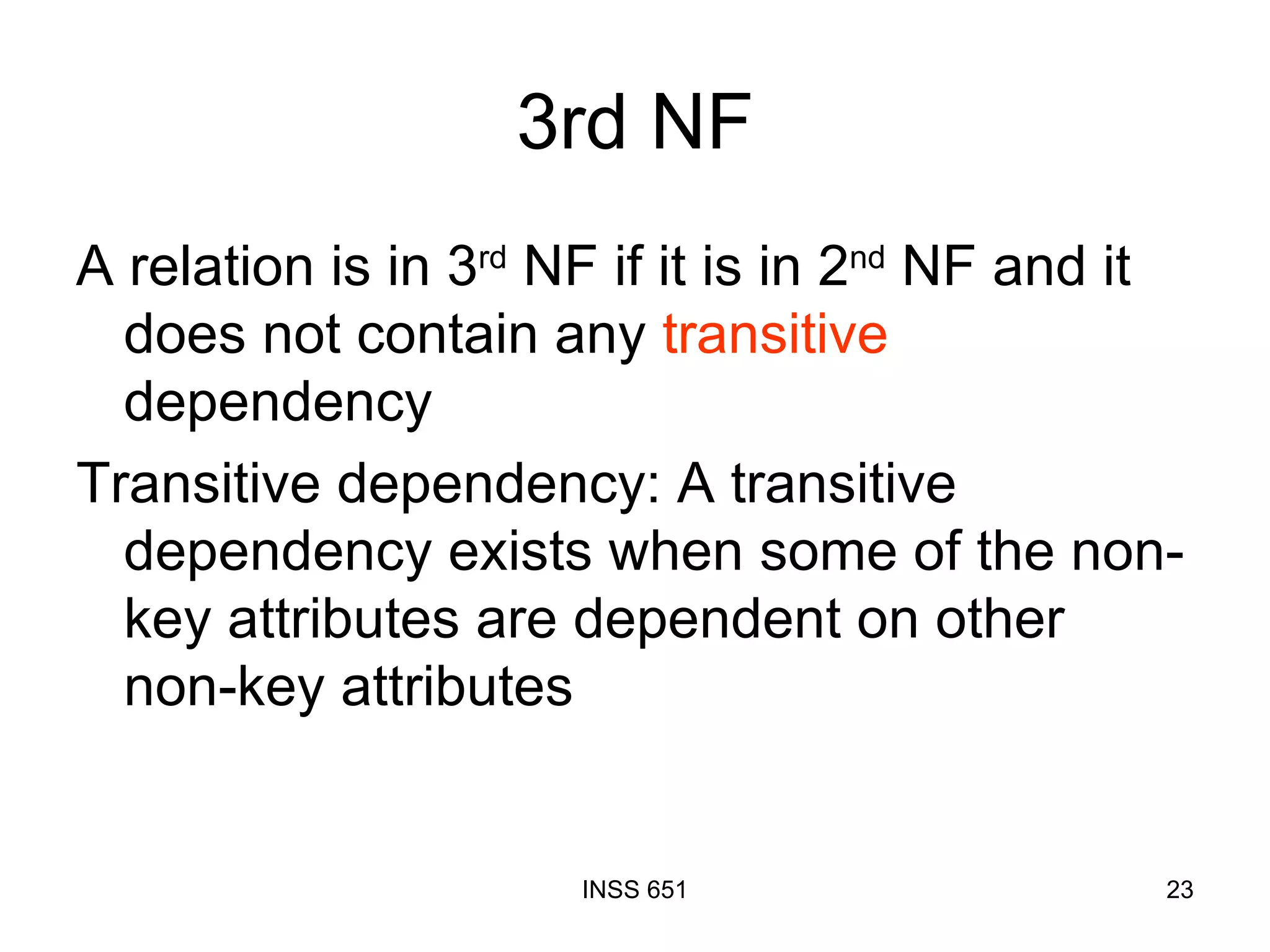 Lecture8 Normalization Aggarwal | PPT