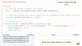 Lecture 8 PHP and MYSQL part 2.ppType Classificationtx | PPT