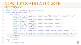 Lecture 8 PHP and MYSQL part 2.ppType Classificationtx | PPT
