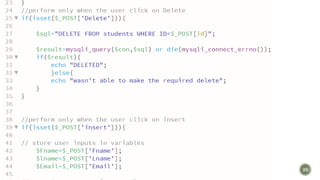 Lecture 8 PHP and MYSQL part 2.ppType Classificationtx | PPT