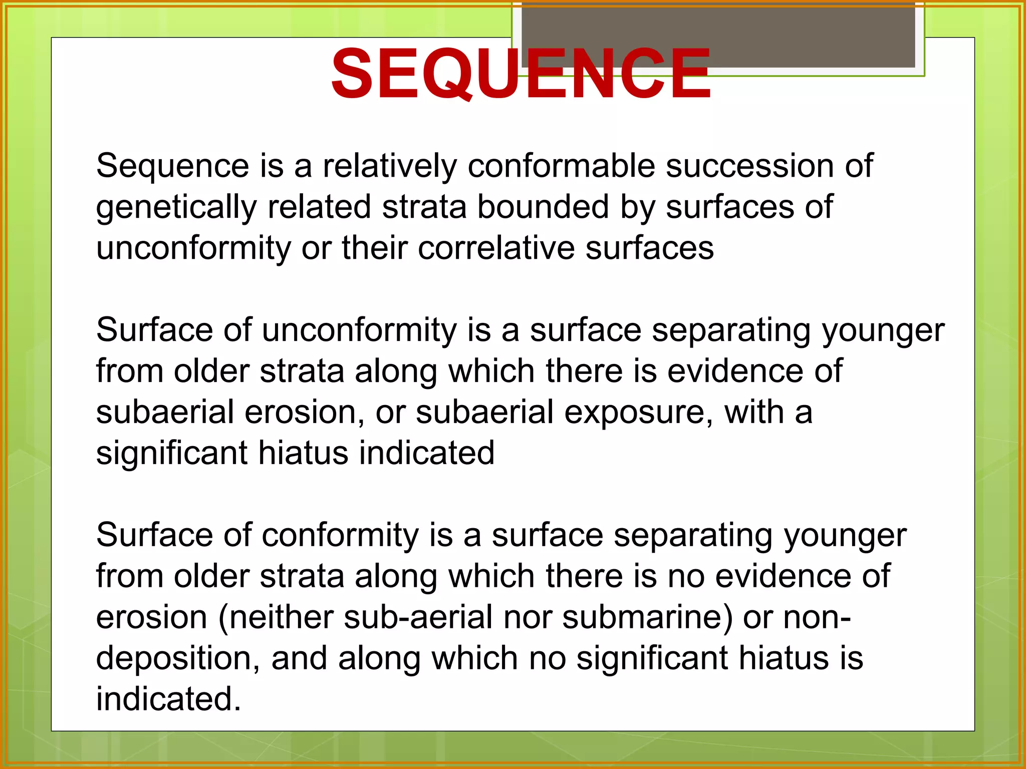 Principle of Stratigraphic | PPTX