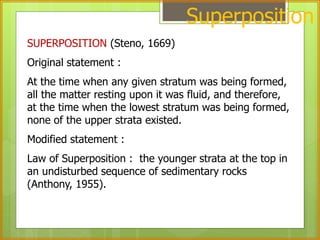 Principle of Stratigraphic | PPTX