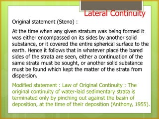 Principle of Stratigraphic | PPTX
