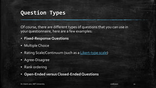 Questionnaire formation | PPT