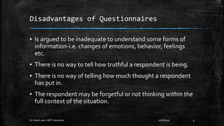 Questionnaire formation | PPT