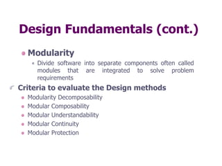 Lecture # 8 software design and architecture (SDA).ppt