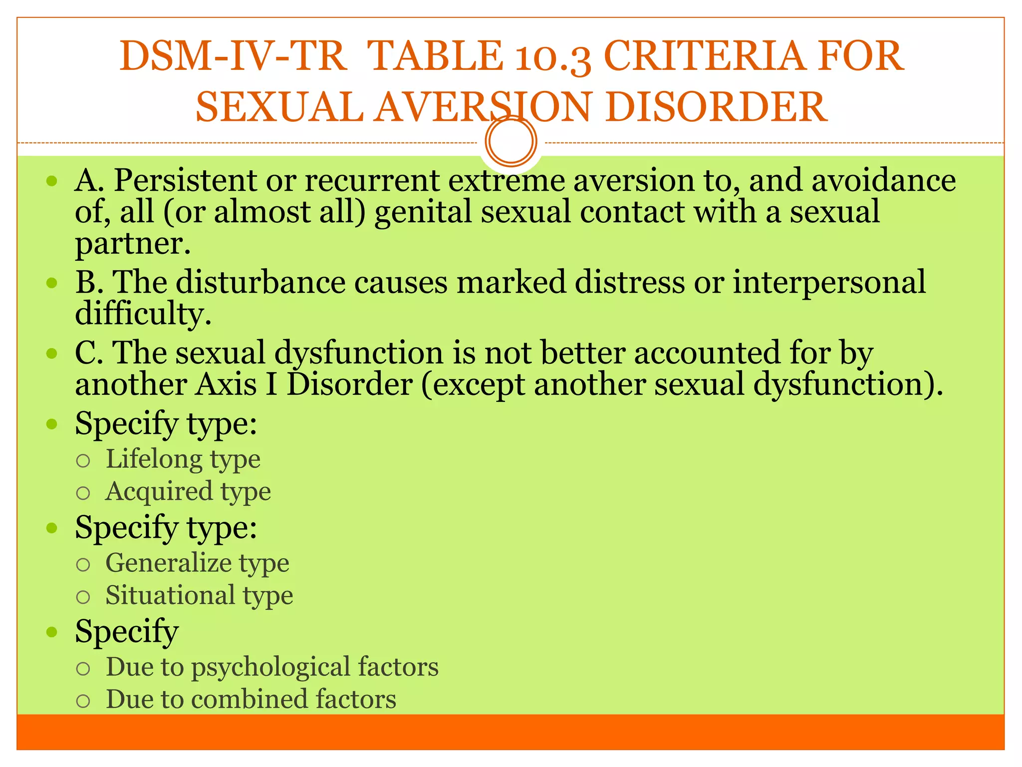Lecture 8 sexual and gender identity disorders | PPTX