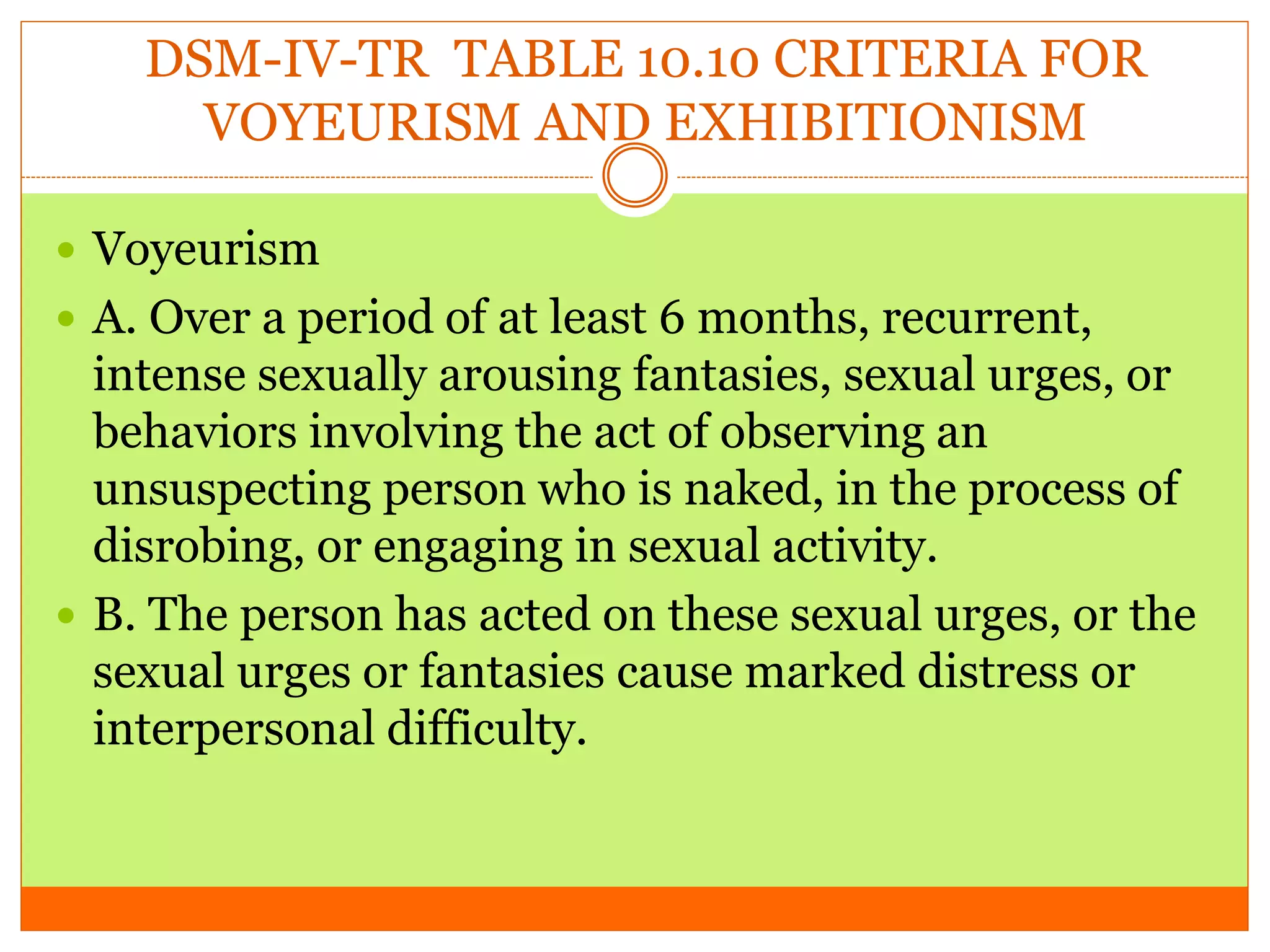 Lecture 8 sexual and gender identity disorders | PPTX