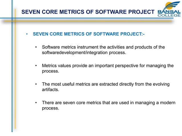 Lecture 8 (software Metrics) Unit 3.pptx Lecture 8 (software Metrics) Unit 3.pptx