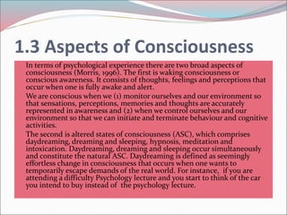 LECTURE 8 STATES OF CONSCIOUSNESS.ppt