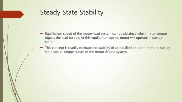 Lecture 8 steady state stability | PPTX