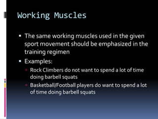 Strength Exercises for Sport Performance | PPTX