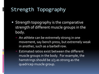 Strength Exercises for Sport Performance | PPTX