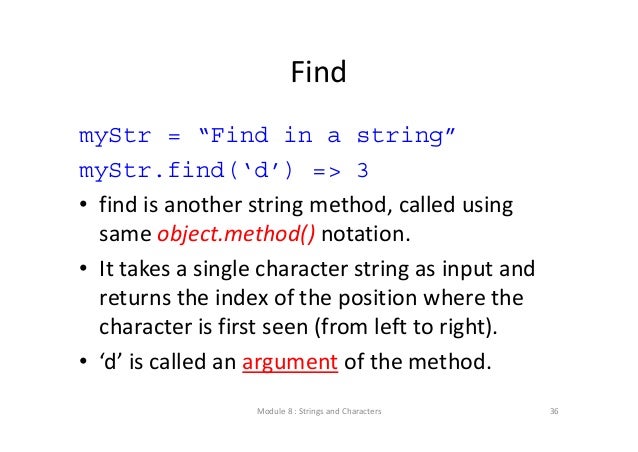 Lecture 8 Strings And Characters 3080