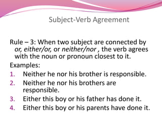 Lecture 8 Subject Verb Agreement.ppt