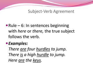 Lecture 8 Subject Verb Agreement.ppt