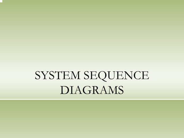 Lecture8 system sequence | PPT