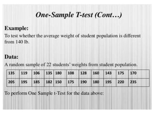 Lecture 8 (t test, anova) | PPT