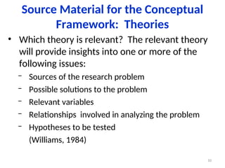 Lecture8_The_Conceptual_Framework_Chap8.ppt | Science
