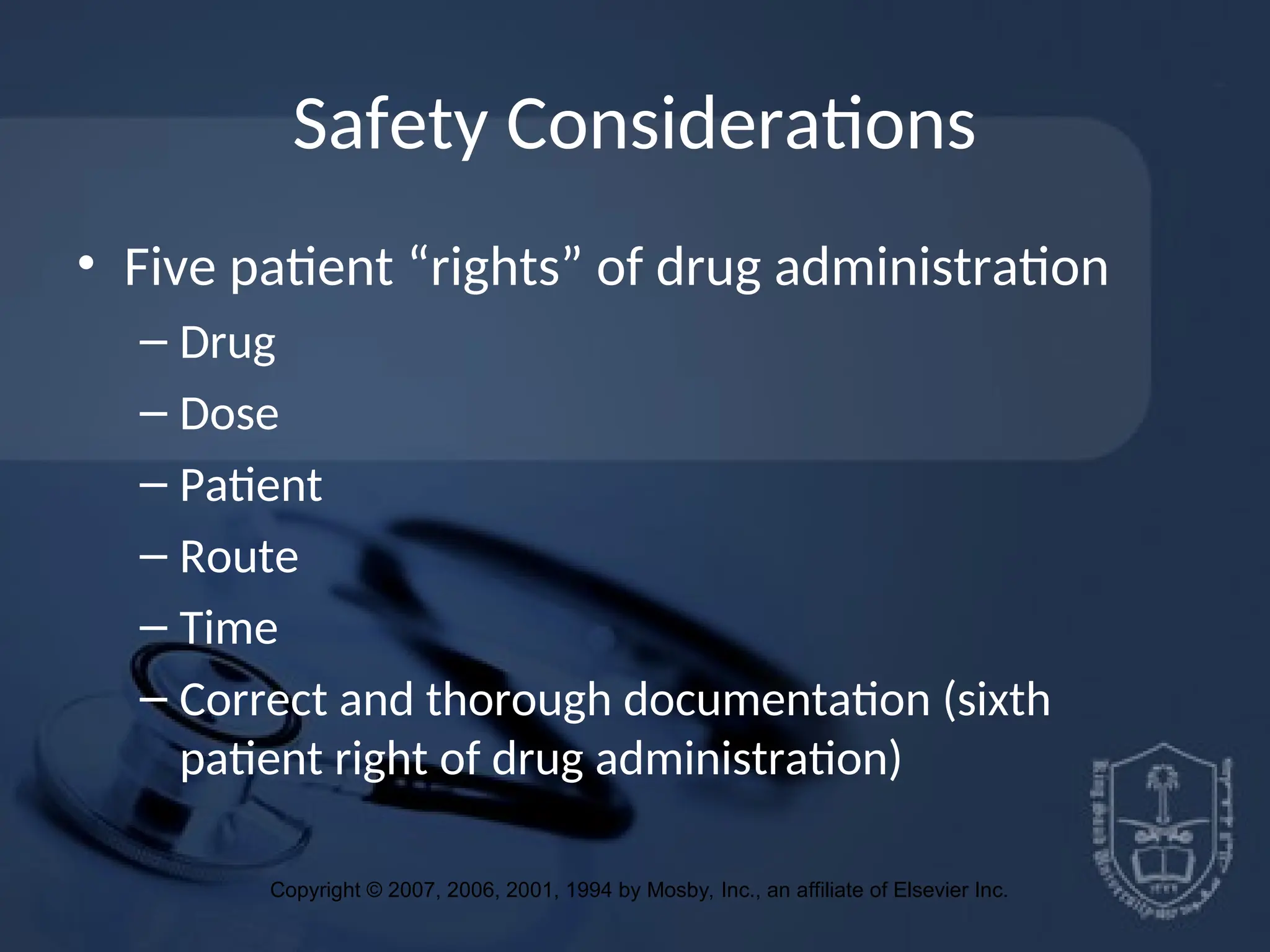 LECTURE 8 Vascular access Medication Administration | PPT